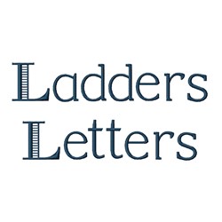 Ladder Font by Foxy Ladybug Designs on EmbroideryDesigns.com ...