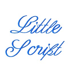 Little Script Font by Foxy Ladybug Designs on EmbroideryDesigns.com ...