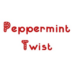 Peppermint Twist Alphabet by Foxy Ladybug Designs on EmbroideryDesigns ...