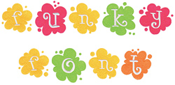 Funky Alphabet by Great Notions on EmbroideryDesigns.com ...
