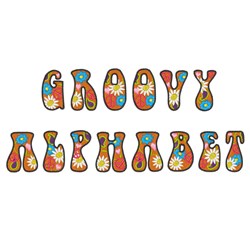 GROOVY ALPHABET by Great Notions on EmbroideryDesigns.com ...