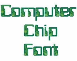 Computer Chip Font by Hopscotch on EmbroideryDesigns.com ...