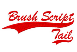 Brush Script MT by Internet Stitch on EmbroideryDesigns.com ...