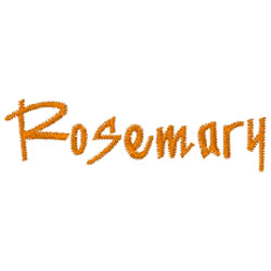 Rosemary Font by Internet Stitch on EmbroideryDesigns.com ...