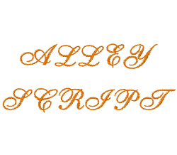 Alley Script Font by Internet Stitch on EmbroideryDesigns.com ...