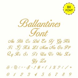 Ballantines Font by Maya Kreations on EmbroideryDesigns.com ...
