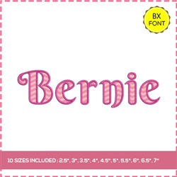 Bernie Font by Maya Kreations on EmbroideryDesigns.com ...