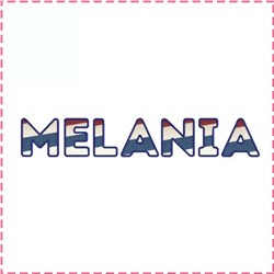 Melania Applique Font by Maya Kreations on EmbroideryDesigns.com ...