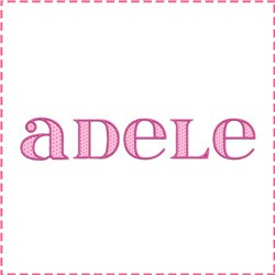 Adele Applique Font by Maya Kreations on EmbroideryDesigns.com ...
