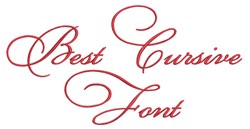 Best Cursive Font by Mira Embroidery on EmbroideryDesigns.com ...