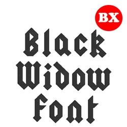 Black Widow Font Embrilliance by Unicorn Creatives on EmbroideryDesigns ...