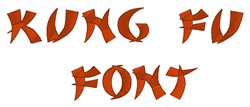 Kung Fu Font by Unicorn Creatives on EmbroideryDesigns.com ...