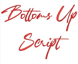 Bottoms Up Font by Unicorn Creatives on EmbroideryDesigns.com ...