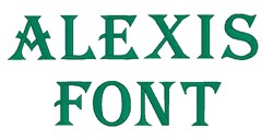 Alexis Font by Unicorn Creatives Home Format Fonts on EmbroideryDesigns ...
