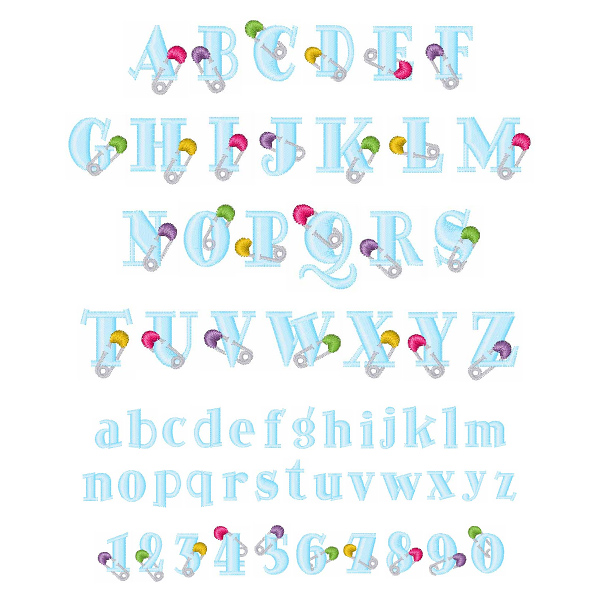 Disney Font Baby Shower
