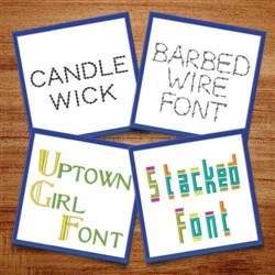 Embellished Fonts 4 Pack by Concord Collections Pack on ...