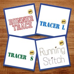 Tracer Fonts Pack by Internet Stitch Pack on EmbroideryDesigns.com ...