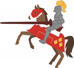 Joust Knight print art print art at EmbroideryDesigns.com ...