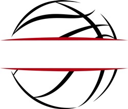 Basketball Split SVG cut file at EmbroideryDesigns.com ...