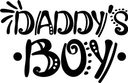 Daddys Boy SVG cut file at EmbroideryDesigns.com | EmbroideryDesigns.com