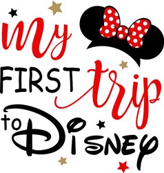 First Trip Disney SVG cut file at EmbroideryDesigns.com ...