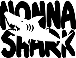 Nonna Shark SVG cut file at EmbroideryDesigns.com | EmbroideryDesigns.com