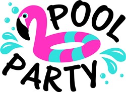 Pool Party SVG cut file at EmbroideryDesigns.com | EmbroideryDesigns.com