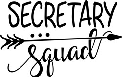 Secretary Squad SVG cut file at EmbroideryDesigns.com ...