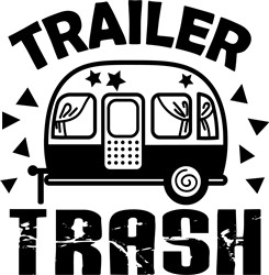 Trailer Trash SVG cut file at EmbroideryDesigns.com | EmbroideryDesigns.com