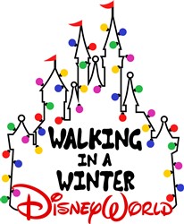 Winter Disneyworld SVG cut file at EmbroideryDesigns.com ...