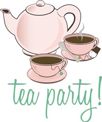 Tea Party! print art print art at EmbroideryDesigns.com ...