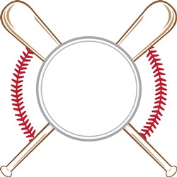 Baseball Frame SVG cut file at EmbroideryDesigns.com ...