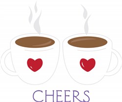 Coffee Cheers print art print art at EmbroideryDesigns.com ...