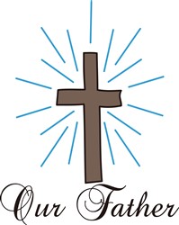 Our Father print art print art at EmbroideryDesigns.com ...