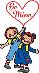 Be Mine print art print art at EmbroideryDesigns.com ...