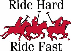 Ride Hard Ride Fast print art print art at EmbroideryDesigns.com ...