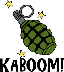 Kaboom print art print art at EmbroideryDesigns.com | EmbroideryDesigns.com