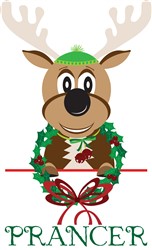 Prancer print art print art at EmbroideryDesigns.com ...