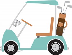 Golf Cart print art print art at EmbroideryDesigns.com ...