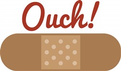 Band Aid Ouch print art print art at EmbroideryDesigns.com ...