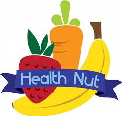 Health Nut print art print art at EmbroideryDesigns.com ...