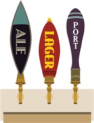 Beer Tap print art print art at EmbroideryDesigns.com ...