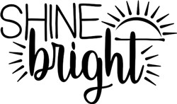 Shine Bright SVG cut file at EmbroideryDesigns.com | EmbroideryDesigns.com