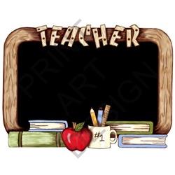 Teachers Frame print art print art at EmbroideryDesigns.com ...