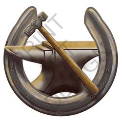 Farrier print art print art at EmbroideryDesigns.com ...