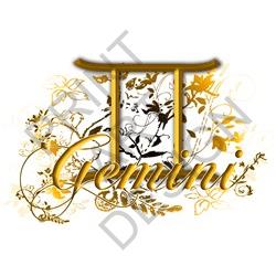 Gemini print art print art at EmbroideryDesigns.com | EmbroideryDesigns.com