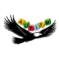 Autism Eagle SVG cut file at EmbroideryDesigns.com | EmbroideryDesigns.com