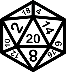 Dungeons & Dragons Die SVG cut file at EmbroideryDesigns.com ...
