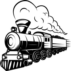 Train Engine SVG cut file at EmbroideryDesigns.com | EmbroideryDesigns.com