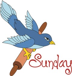 Sunday print art print art at EmbroideryDesigns.com | EmbroideryDesigns.com